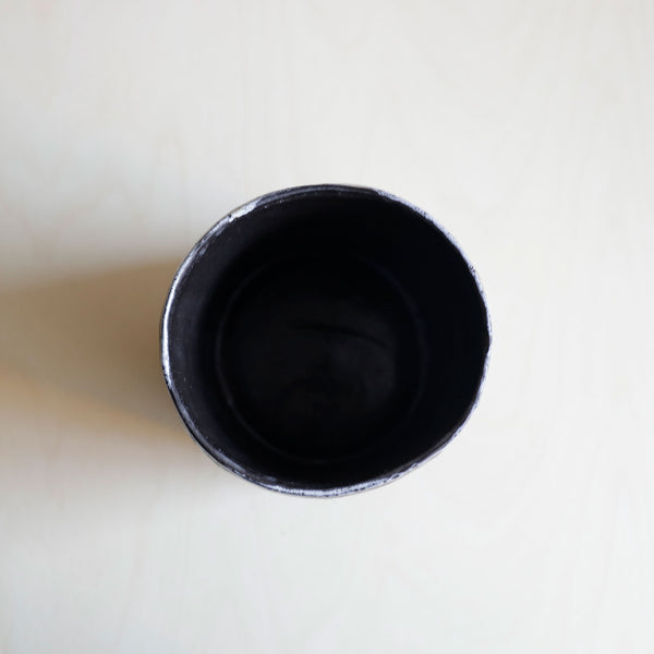 Fossil Pots Beige/Maroon Large - Rouge